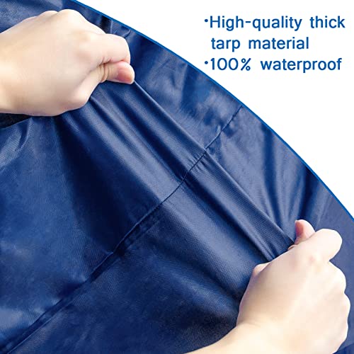 Crib Mattress Bag Waterproof Heavy Duty Crib Mattress Bag for Moving and Storage with Strong Zipper Reusable Crib Mattress Cover for Storage House Moving, Navy