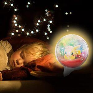 Make Your Own Night Light Kit for Kids - Light-Up Easter Egg Terrarium Craft Kit for Pokemon - Arts & Crafts Activities Kit - Bedroom Decoration Easter Gifts for 4 5 6 7 8-12 Year Old Kids- Yellow