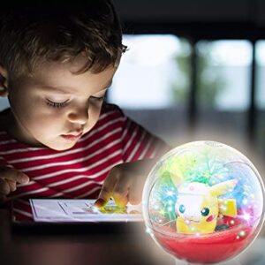 Make Your Own Night Light Kit for Kids - Light-Up Easter Egg Terrarium Craft Kit for Pokemon - Arts & Crafts Activities Kit - Bedroom Decoration Easter Gifts for 4 5 6 7 8-12 Year Old Kids- Yellow