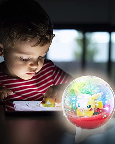 Make Your Own Night Light Kit for Kids - Light-Up Easter Egg Terrarium Craft Kit for Pokemon - Arts & Crafts Activities Kit - Bedroom Decoration Easter Gifts for 4 5 6 7 8-12 Year Old Kids- Yellow