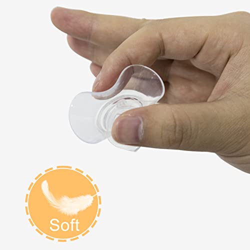 Loveishere 21mm Flange Inserts Compatible with Medela / Willow / TSRETE/ Momcozy S9 S10 S12/ Willow Wearable Cups & Spectra S1 S2, 24mm Breast Pump Shields Reduce Nipple Tunnel Down to 21mm, 2pcs