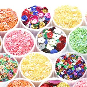 Crafts Crafts Crafts Crafts Crafts 12 Bottles Glitter Sequins DIY Shiny Colorful Spangles for Arts and Crafts Crafts Crafts Crafts