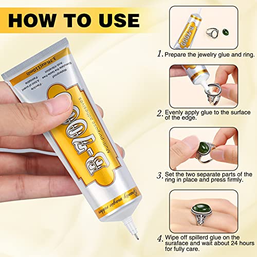 B7000 Rhinestone Glue Clear, Multi-Function Super Jewelry Glue for Craft DIY Jewelry Phone Screen Repair