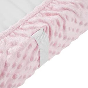 Simple Joys by Carter's Unisex Kids' Cotton Changing Pad Covers, Pack of 2, Blush/Pink, One Size