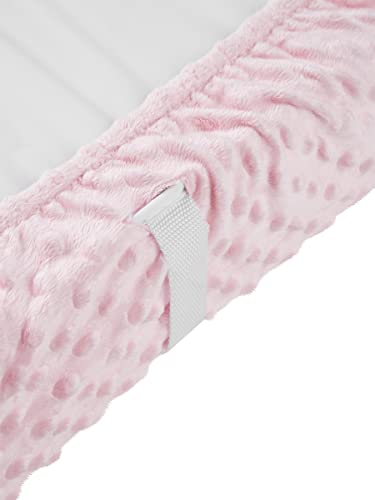 Simple Joys by Carter's Unisex Kids' Cotton Changing Pad Covers, Pack of 2, Blush/Pink, One Size