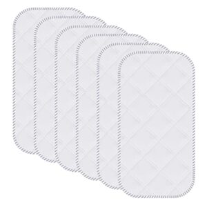 sunny zzzzz 6 pack baby waterproof changing pad liners - quilted thicker ultra soft changing table cover liners - durable & easy to clean - white - 23" x 11"