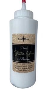 crystalac glitter glue adhesive (12oz)