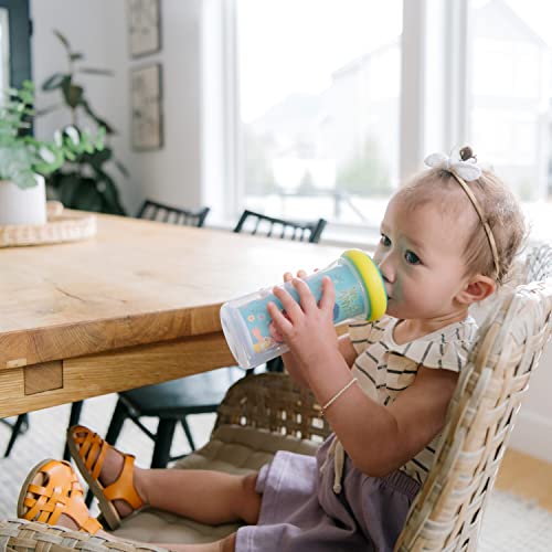 The First Years Cocomelon Kids Insulated Sippy Cups - Dishwasher Safe Spill Proof Toddler Cups - Ages 12 Months and Up - 9 Ounces - 2 Count