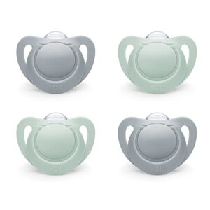 nuk for nature™ orthodontic pacifier, 6-18m, 4-pack, neutral