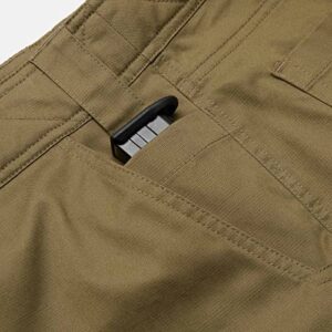 VIKTOS Men's Quick-Drying Lightweight Stretch Cargo Tactical Wartorn Coolmax Shorts Multi Pockets, Ranger, 34