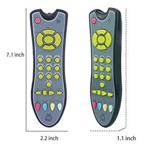 CCYYZZ Baby Remote Control Toy, Musical Toy with Light and Sounds, Learning for 12 Months+ Infants, Toddlers, Babies, Multi-Language Development from Number 0-9 in English, French, Spanish (63533)