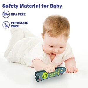 CCYYZZ Baby Remote Control Toy, Musical Toy with Light and Sounds, Learning for 12 Months+ Infants, Toddlers, Babies, Multi-Language Development from Number 0-9 in English, French, Spanish (63533)