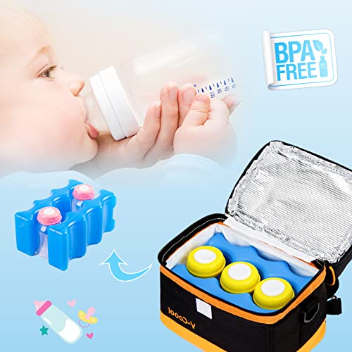 3 Pack Breastmilk Ice Pack,Reusable Ice Packs for Breastmilk Storage,Bottle Ice Packs for Breast Milk,Baby Bottles,Meal,Keeps Breast Milk Fresh