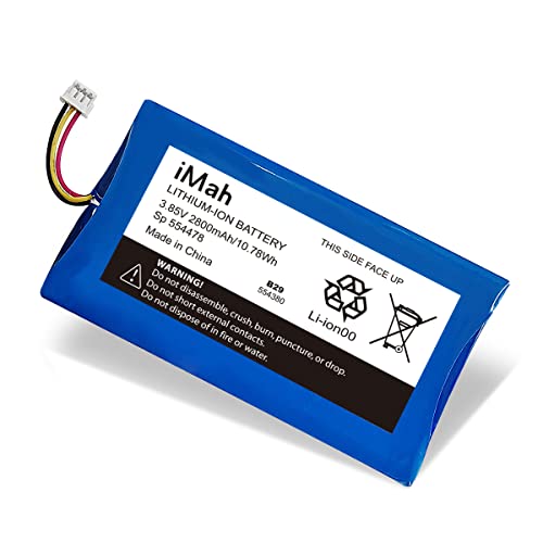 iMah Replacement Sp 554478 Battery Compatible with Infant Optics DXR-8 Pro (Not Compatible with DXR-8) Video Baby Monitor Lithium-ion 3.85V 2800mAh, 1-Pack