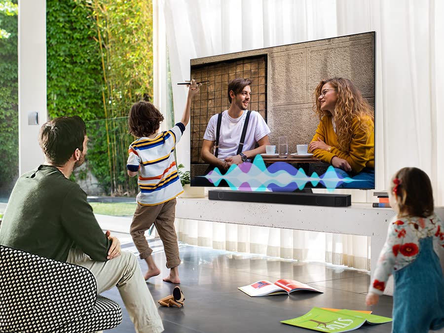 SAMSUNG HW-Q910B 9.1.2ch Soundbar w/ Wireless Dolby Atmos, DTS:X, Rear Speakers, Q Symphony, Built In Voice Assistant, SpaceFit Sound, Airplay 2, Adaptive Sound, Game Pro Mode, Alexa Built-In, 2022