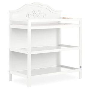 sweetpea baby jasmine changing table, white