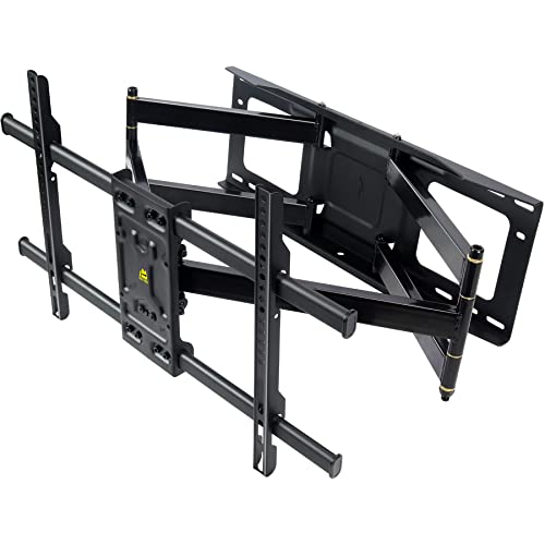 Full Motion TV Mount for 37-86inch TVs, TV Wall Mount with Dual 30inch Long Arm, Wall Mount TV Bracket Swivel and Tilt Holds up to 165lbs,VESA 600x400mm Fits 24" 18" 16" Wood Studs by FORGING MOUNT