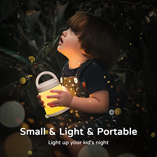 One Fire Baby Night Light Kids Night Light,10 Colors Dimmable Night Light for Kids Lamp,Rechargeable Portable Night Light Lamp,Remote+Timer Nursery Lamp,Small Touch Lamp,Kids Night Lights for Bedroom