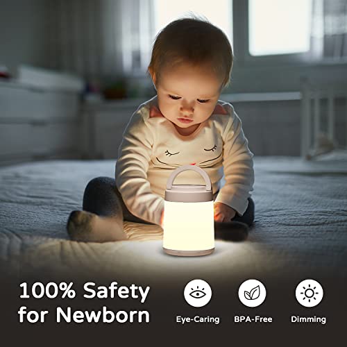 One Fire Baby Night Light Kids Night Light,10 Colors Dimmable Night Light for Kids Lamp,Rechargeable Portable Night Light Lamp,Remote+Timer Nursery Lamp,Small Touch Lamp,Kids Night Lights for Bedroom