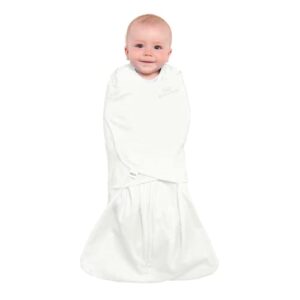 HALO 100% Cotton Sleepsack Swaddle, 3-Way Adjustable Wearable Blanket, TOG 1.5, Newborn, Baby Boy Bundle