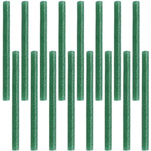 focmkeas 16 pcs mini hot glue sticks 0.27" dia. x 3.94" long hot melt glue gun sticks all purpose adhesive for multi-temp hot glue gun glue diy work， glitter green