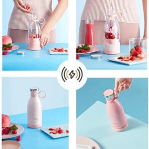 Portable Fruit Blender, Fresh Juice Blender, Personal Size Blender, Fresh Juice Extractor, Battery Powered Usb Blender, White