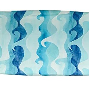 Ocean Wave Fitted Changing Pad Cover, Made from Viscose from Bamboo and Spandex Material, Fits Standard Changing Pad, by Florida Kid Co.