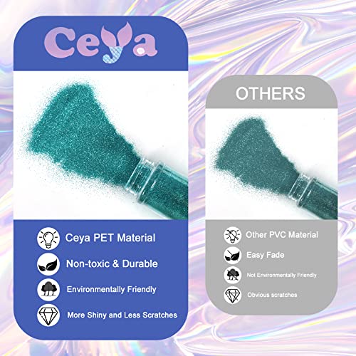 Ceya 3.5oz/ 100g Ultra Fine Glitter Powder Flame Orange Crafts Glitter 1/128” 0.008” 0.2mm for Slime Epoxy Resin Craft Tumbler Jewelry Nail Art Festival Makeup Scrapbook Painting Wedding Cards