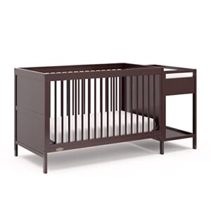 graco fable 4-in-1 convertible crib - espresso