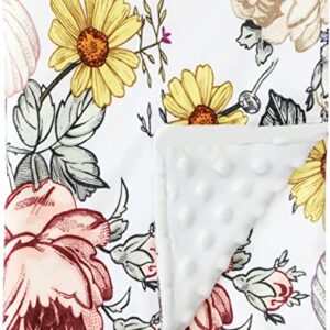 Floral Crib Sheet,Baby Blanket,Changing Pad Covers