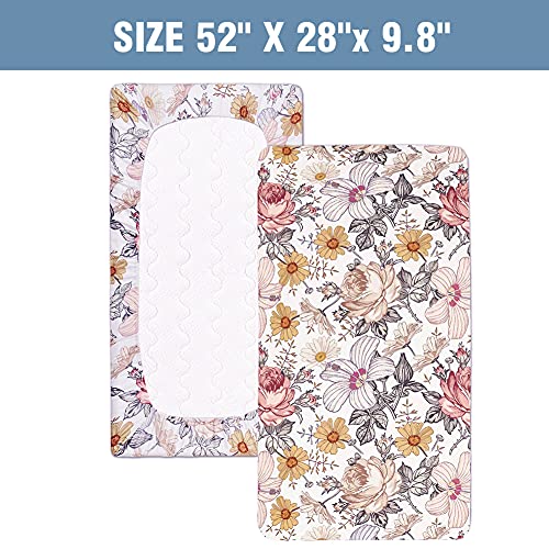 Floral Crib Sheet,Baby Blanket,Changing Pad Covers