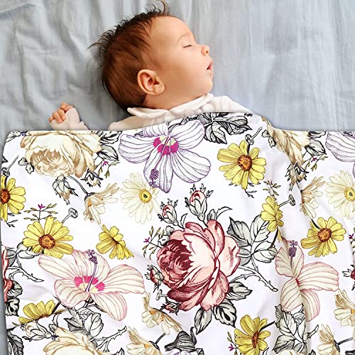 Floral Crib Sheet,Baby Blanket,Changing Pad Covers