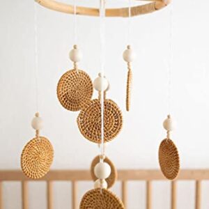 Lucky Love Boho Baby Mobile & Boho Baby Decor for Boy & Girl Nursery - Hang Mobile for Crib or Ceiling