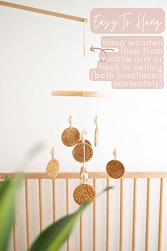 Lucky Love Boho Baby Mobile & Boho Baby Decor for Boy & Girl Nursery - Hang Mobile for Crib or Ceiling