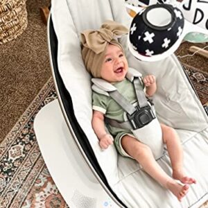 4moms MamaRoo Multi-Motion Baby Swing, Bluetooth Enabled with 5 Unique Motions, Black