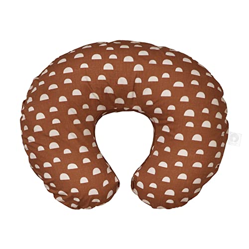 Boppy Original Support Nursing Pillow, Clay Pebbles, Ergonomic Breastfeeding, Bottle Feeding, and Bonding, Firm Hypoallergenic Fiber Fill, Removable Cover, Machine Washable