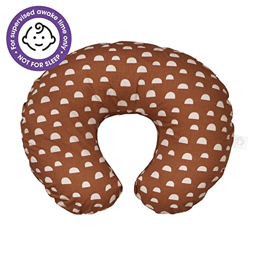 Boppy Original Support Nursing Pillow, Clay Pebbles, Ergonomic Breastfeeding, Bottle Feeding, and Bonding, Firm Hypoallergenic Fiber Fill, Removable Cover, Machine Washable