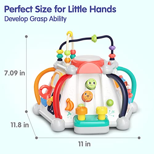 Toys for 1 Year Old Boy Birthday Gift, 15-in-1 Activity Cube Toys for 1 + Year Old Boy Baby Toys 6 to 12 Months One Year Old Boy Birthday Gift 1 Year Old Infant Toys 6 Month Old Baby Toys 12-18 Months