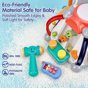 Toys for 1 Year Old Boy Birthday Gift, 15-in-1 Activity Cube Toys for 1 + Year Old Boy Baby Toys 6 to 12 Months One Year Old Boy Birthday Gift 1 Year Old Infant Toys 6 Month Old Baby Toys 12-18 Months