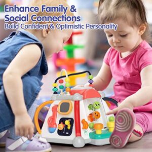 Toys for 1 Year Old Boy Birthday Gift, 15-in-1 Activity Cube Toys for 1 + Year Old Boy Baby Toys 6 to 12 Months One Year Old Boy Birthday Gift 1 Year Old Infant Toys 6 Month Old Baby Toys 12-18 Months