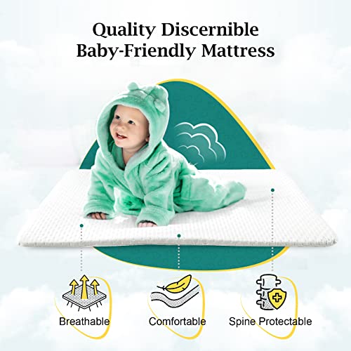 PAPAMIA Baby Bassinet, Bedside Bassinet Cosleeper with Skin-Friendly Mattress,6 Height Adjustable Bedside Crib Sleeper with Mosquito Net for Infant Newborn | Safety Certified