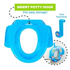 Pinkfong Baby Shark 2 Piece Essential Potty Training Set - Soft Cushion, Baby Potty Training, Safe, Easy to Clean, Step Stool