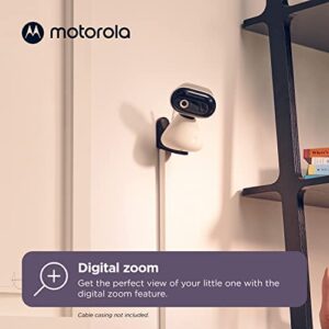 Motorola Baby Monitor PIP1500 Connect - 5" WiFi Video Baby Monitor with Camera, Wall Mount, HD 1080p - Smart Phone Nursery App, 1000ft Range, 2-Way Audio, Digital Pan-Tilt-Zoom, Room Temp, Lullabies