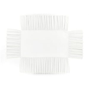 Lush Decor Ruffle Crib Skirt, 16" Drop, White