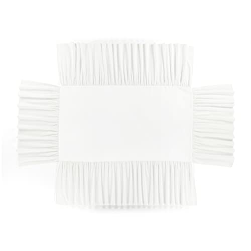 Lush Decor Ruffle Crib Skirt, 16" Drop, White