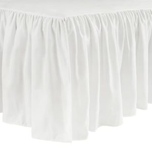 Lush Decor Ruffle Crib Skirt, 16" Drop, White