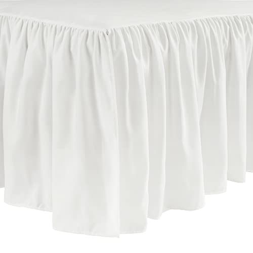 Lush Decor Ruffle Crib Skirt, 16" Drop, White