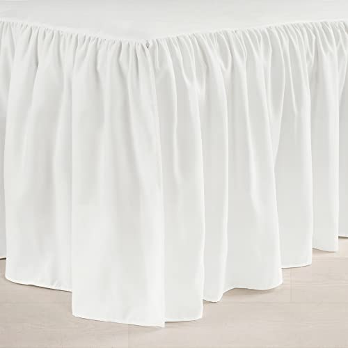 Lush Decor Ruffle Crib Skirt, 16" Drop, White