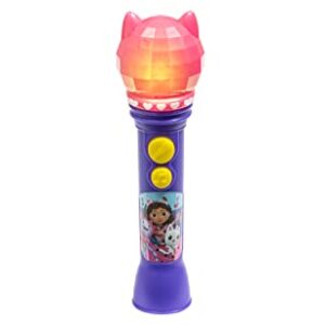 DreamWorks Gabby's Dollhouse Toy Microphone for Kids, Musical Toy for Girls with Built-in Song, Kids Microphone Designed for Ages 3 and Up