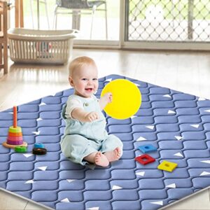 Premium Foam Baby Play Mat,50x50 Play Mat for Playpen, Thicken One-Piece Crawling Mat, Non-Slip Cushioned Baby Playpen Mat for Playing, Baby Playmat Floor Mat for Infants, Babies, Toddlers